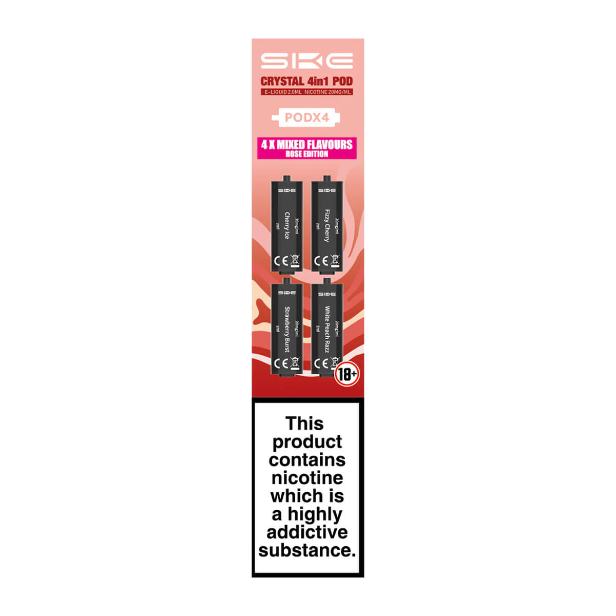 SKE Crystal Bar 2400 4-in-1 Pre-filled Vape Pod Kit – Vape 360 Uk