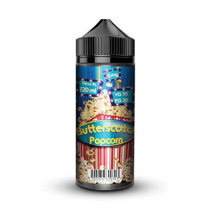 Butterscotch Popcorn 100ml Shortfill E-Liquid by Fizzy Juice - Vape 360 Uk